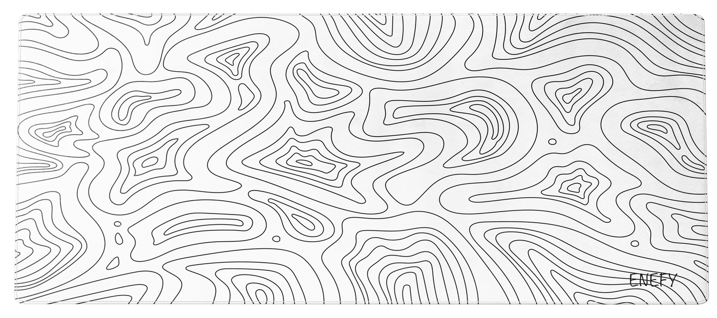 Mousepad Topography (White)